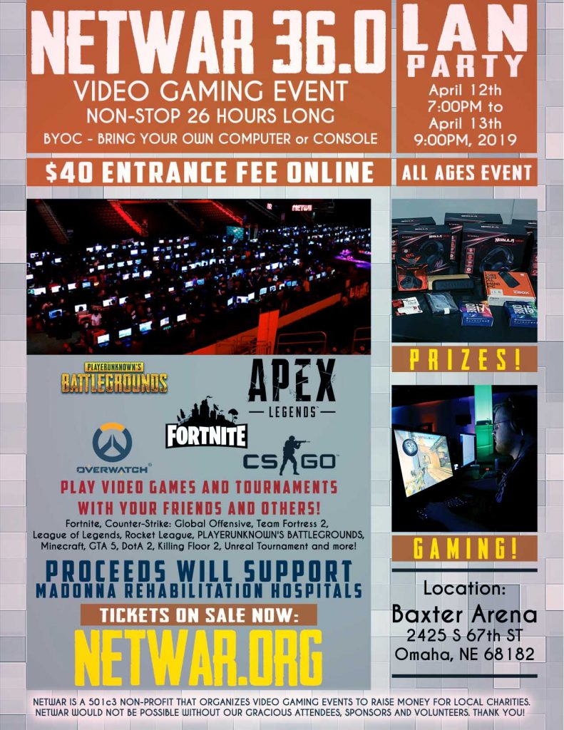 NETWAR 36.0 Event Flyer - NETWAR